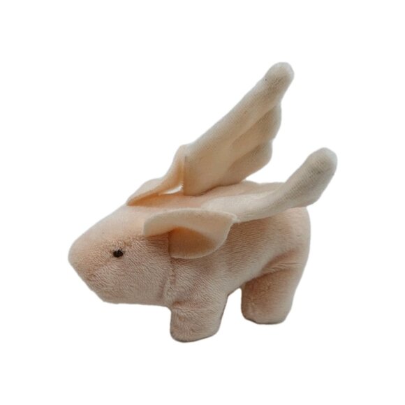 Folkmanis Puppets | Toys | Folkmanis Mini Winged Piglet Flying Pig Finger Puppet Plush 3 | Poshmark